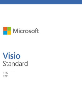 Microsoft Visio Standard 2021 1 PC - Electronic First
